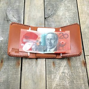 Kangaroo Leather Trifold Wallet